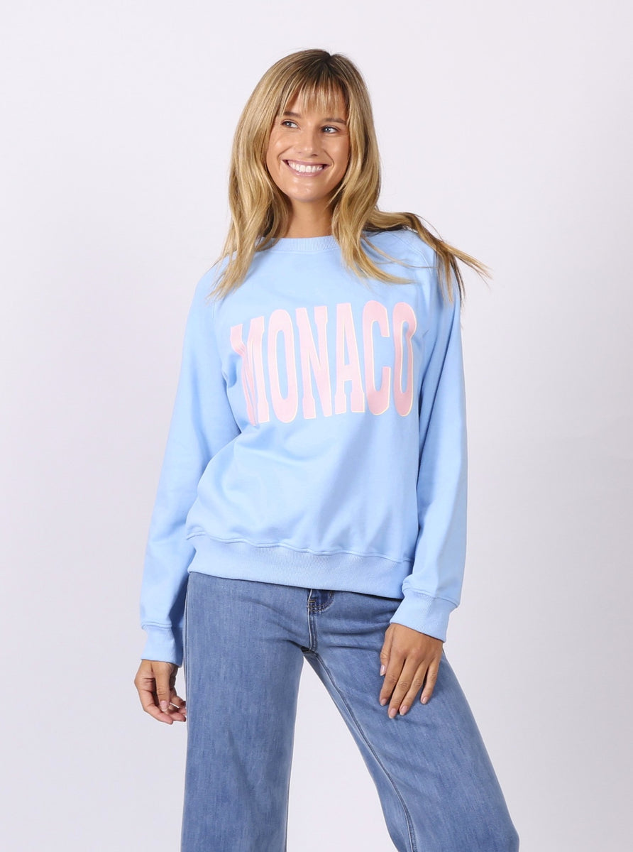 Monaco Sweat - Blue – www.monacojeans.com